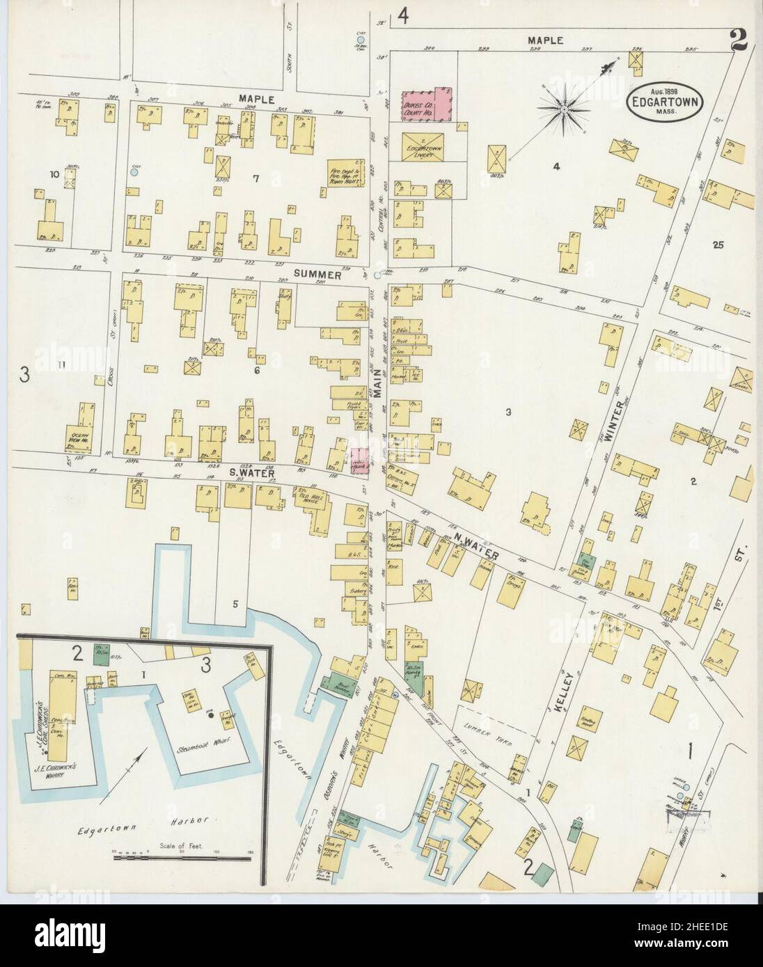 Dukes county map hi-res stock photography and images - Alamy