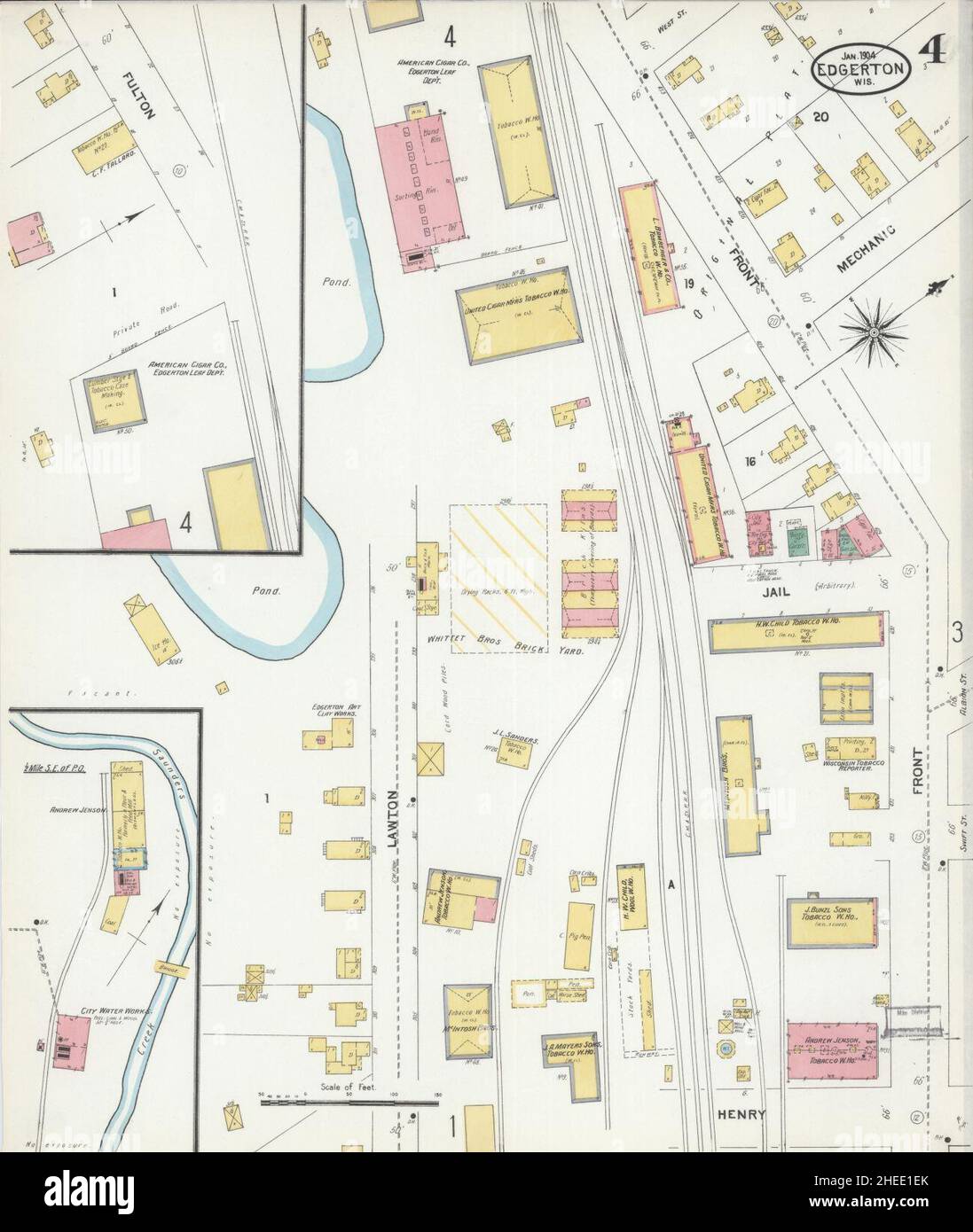 Edgerton map hi-res stock photography and images - Alamy