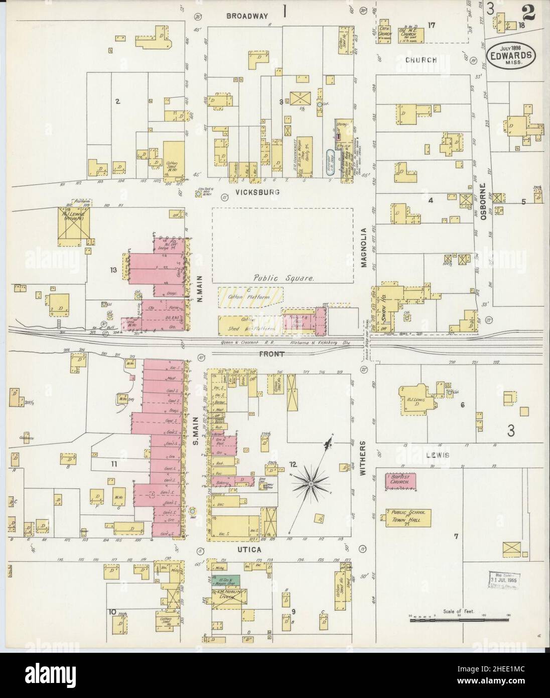 Edwards mississippi map hi-res stock photography and images - Alamy