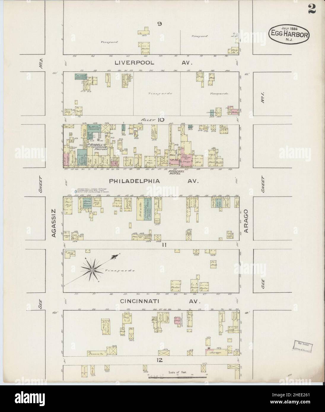 Map of egg harbor hi-res stock photography and images - Alamy