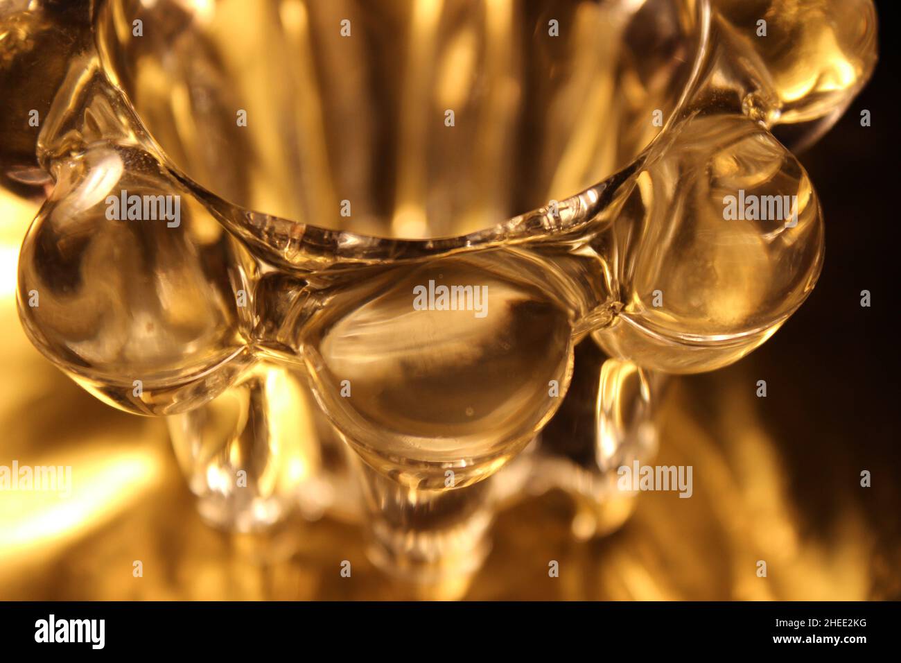 Gold Crystal Glass Stock Photo - Alamy