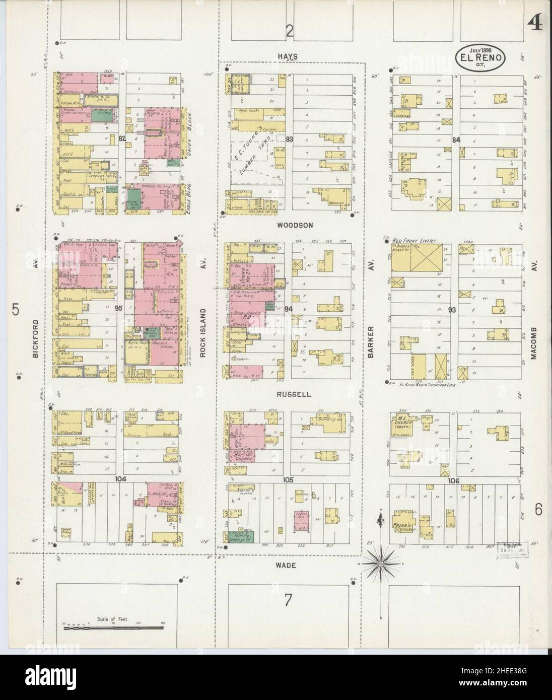 Reno oklahoma map hi-res stock photography and images - Alamy