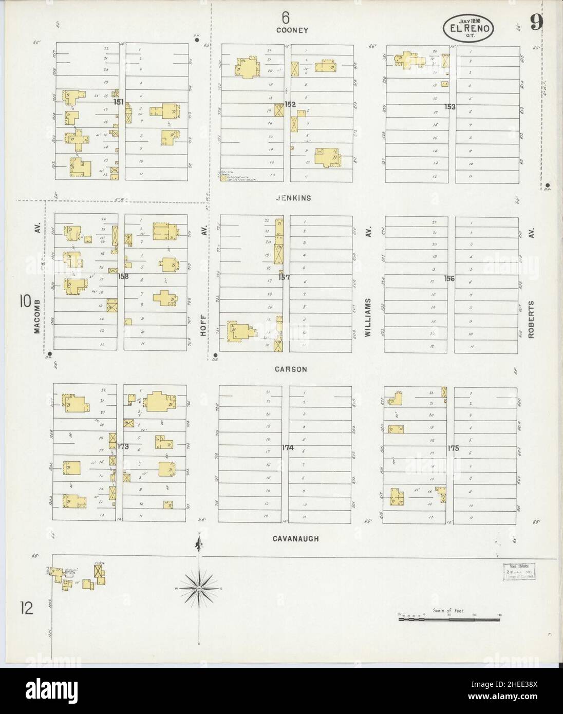 Map of reno oklahoma hi-res stock photography and images - Alamy