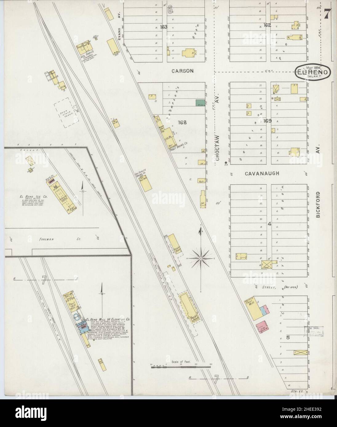 Map of reno oklahoma hi-res stock photography and images - Alamy