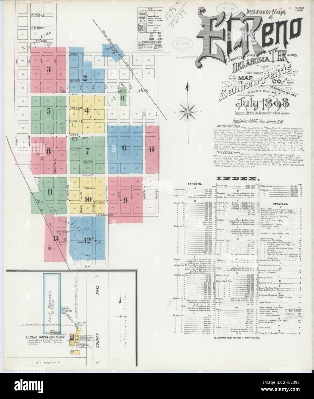 Reno oklahoma map hi-res stock photography and images - Alamy