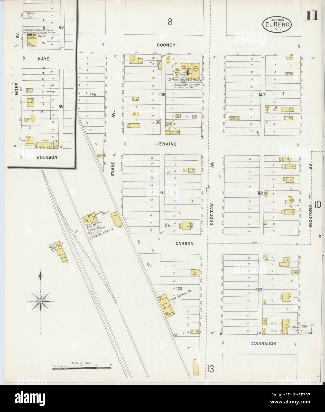 Reno oklahoma map hi-res stock photography and images - Alamy