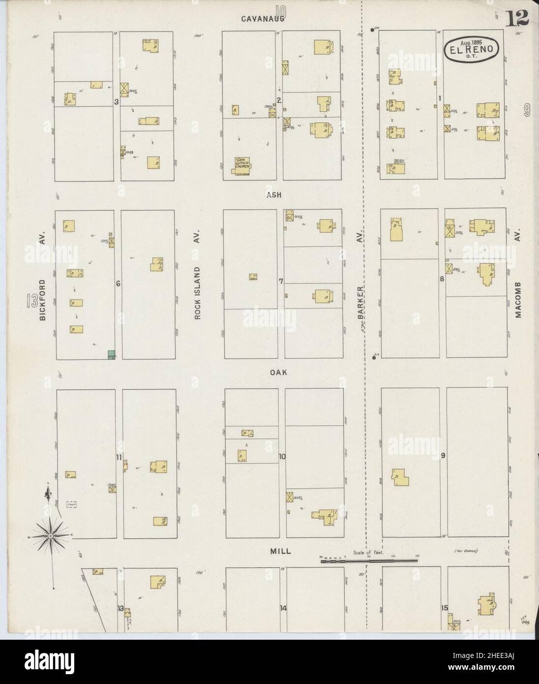 Reno oklahoma map hi-res stock photography and images - Alamy