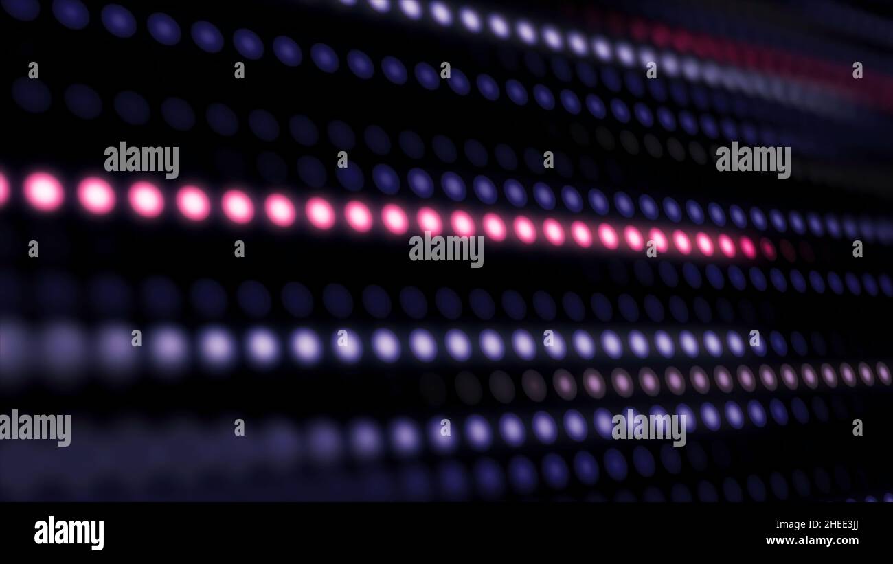 Animation of moving colorful dots. Dotted abstract moving block ...