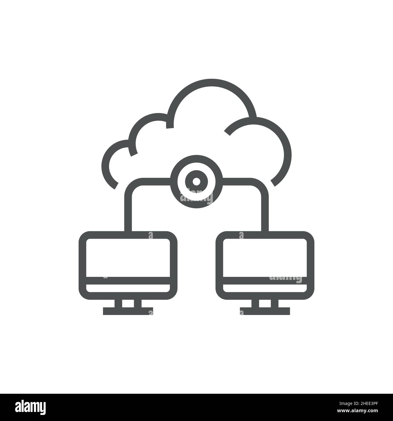 Cloud circuit Black and White Stock Photos & Images - Alamy