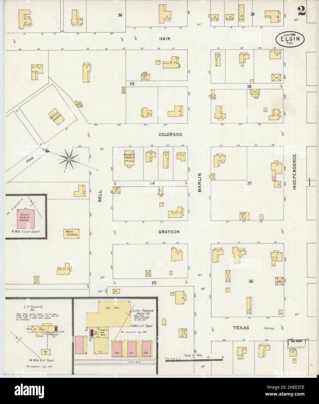 Bastrop county map hi-res stock photography and images - Alamy