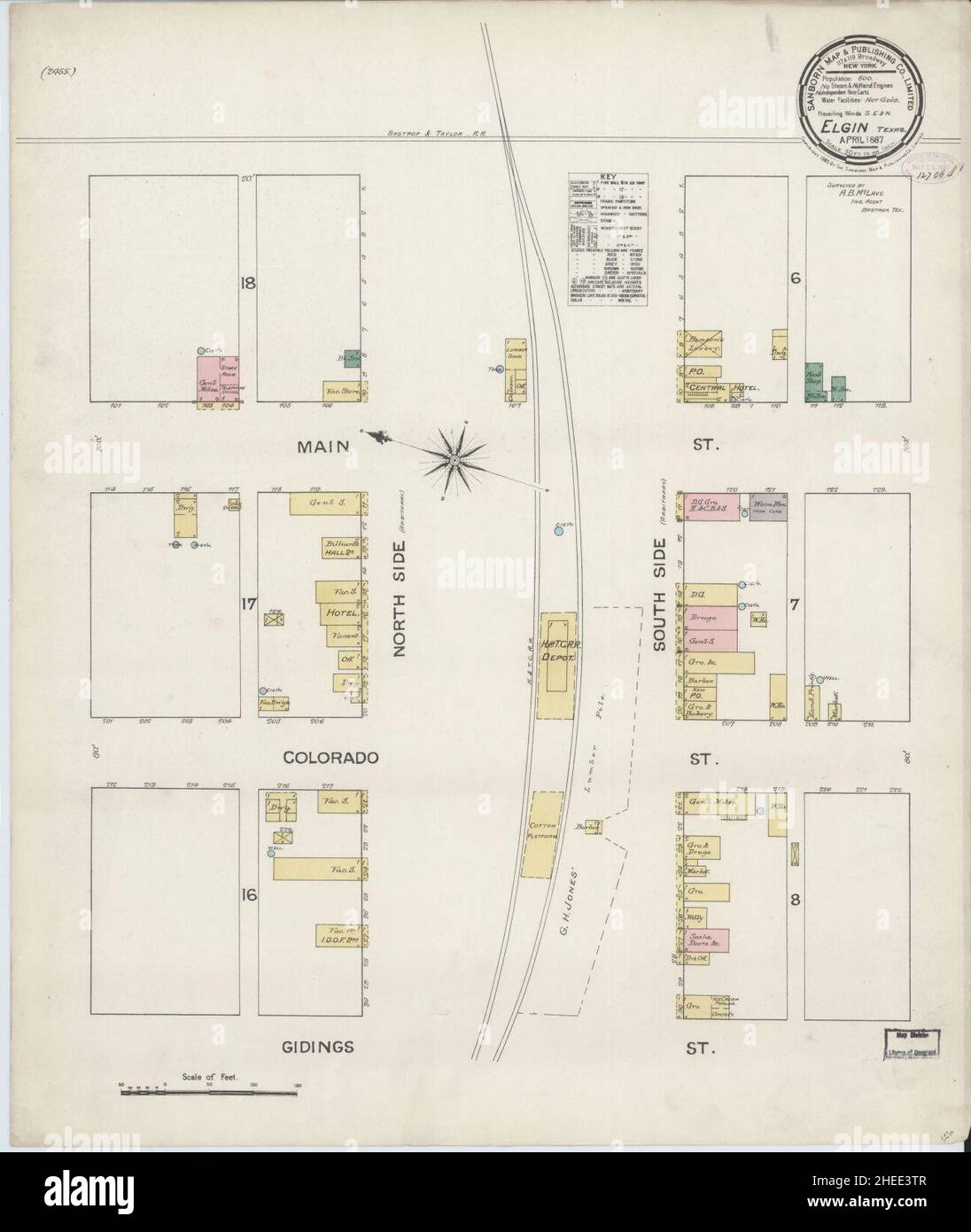 Bastrop county map hi-res stock photography and images - Alamy