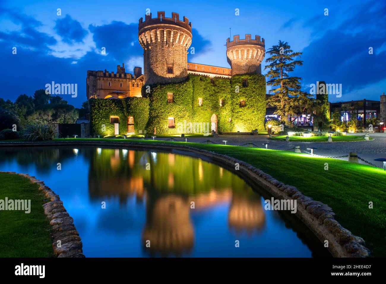 The Peralada castle is located in Peralada Catalonia Spain. It was ...