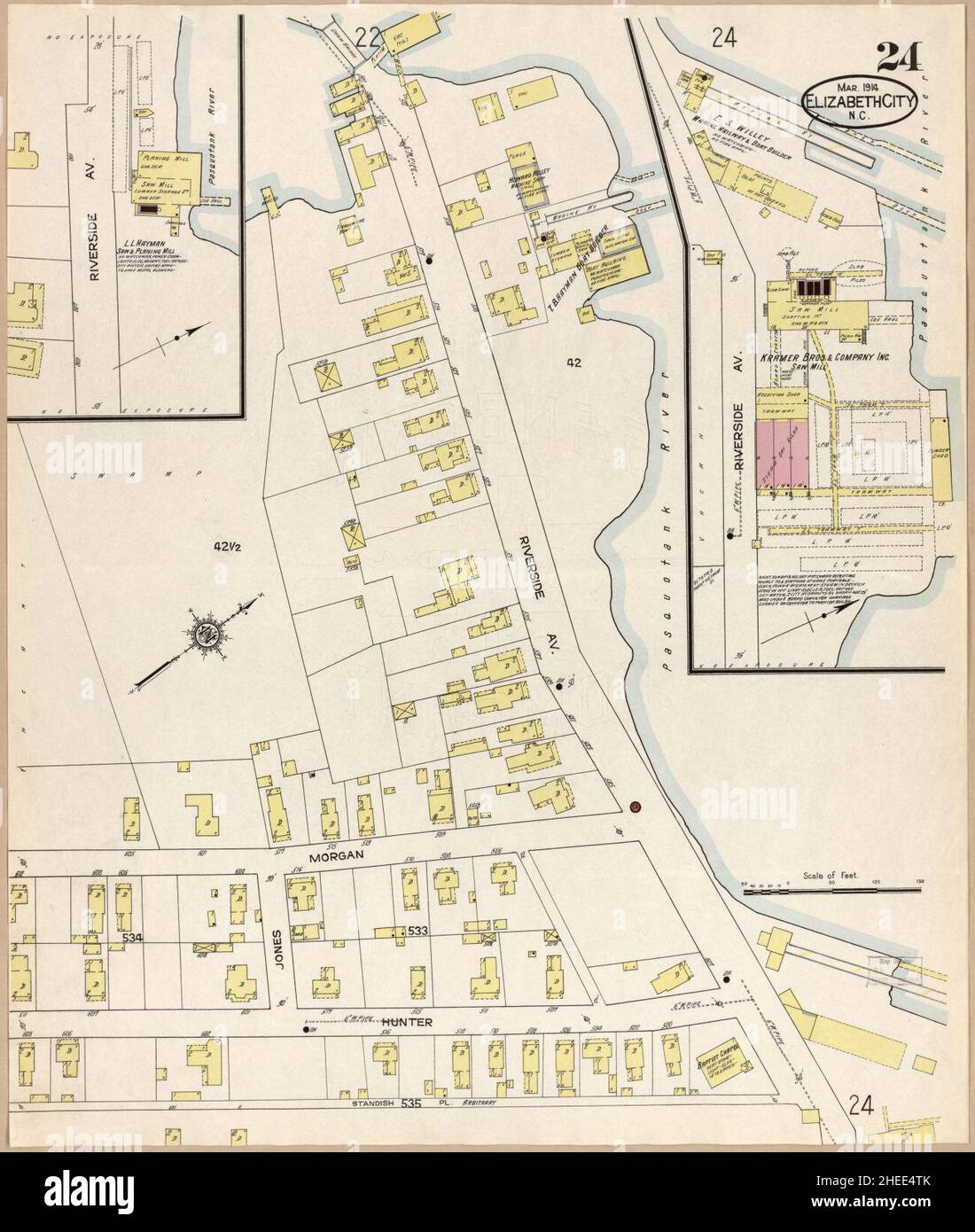 Map of pasquotank hi-res stock photography and images - Alamy