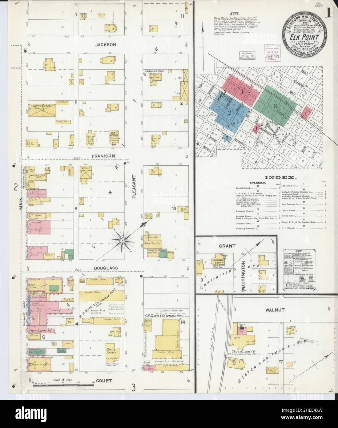 Map of elk point hi-res stock photography and images - Alamy