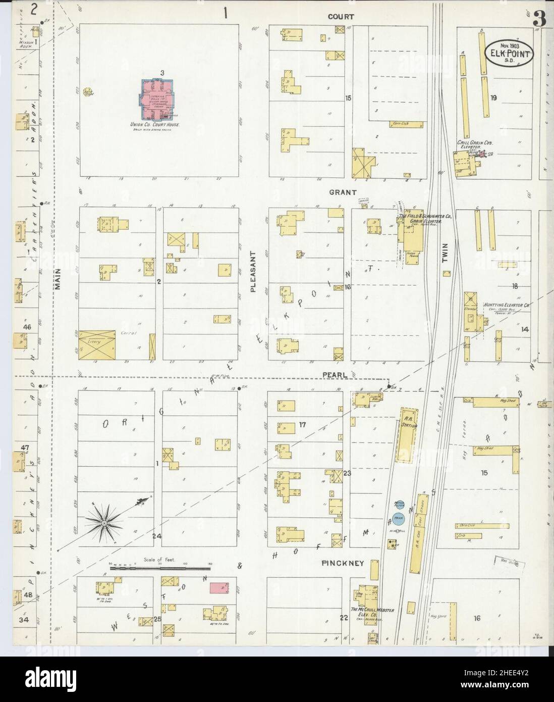 Map of elk point hi-res stock photography and images - Alamy
