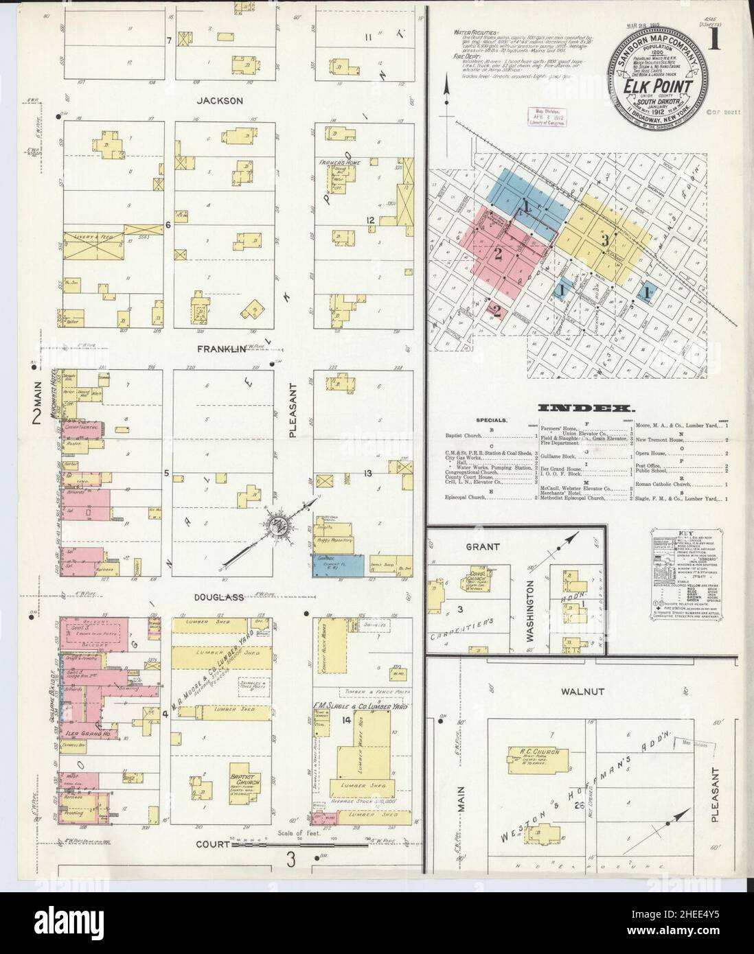 Map of elk point hi-res stock photography and images - Alamy