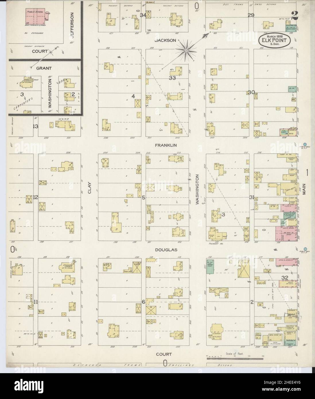 Map of elk point hi-res stock photography and images - Alamy