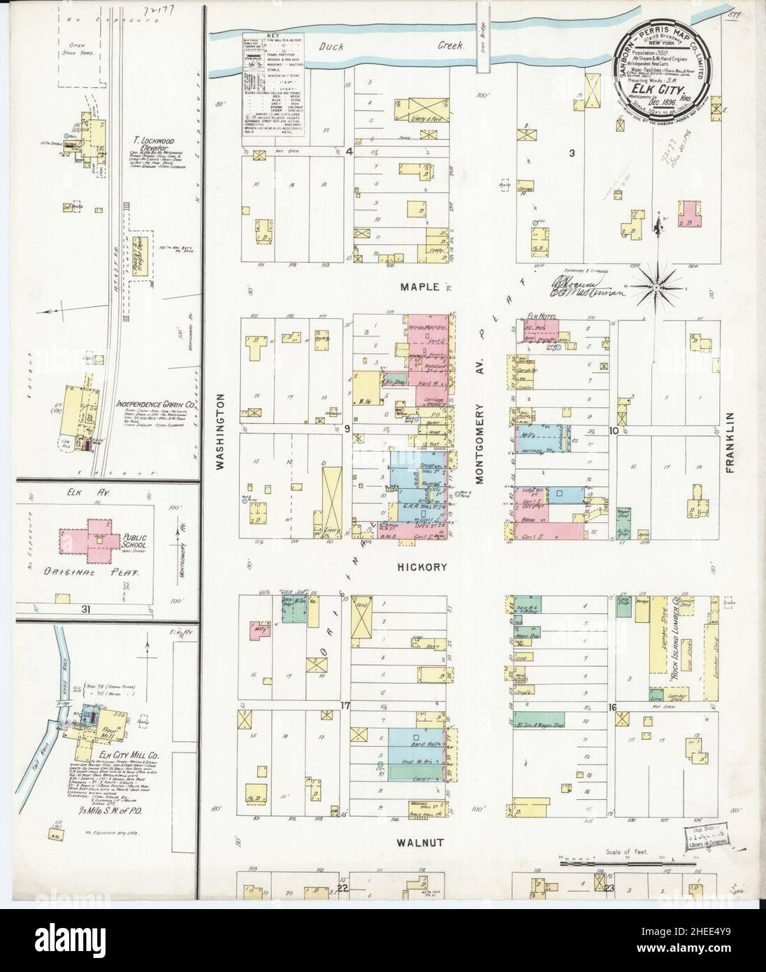 Map of elk city hi-res stock photography and images - Alamy