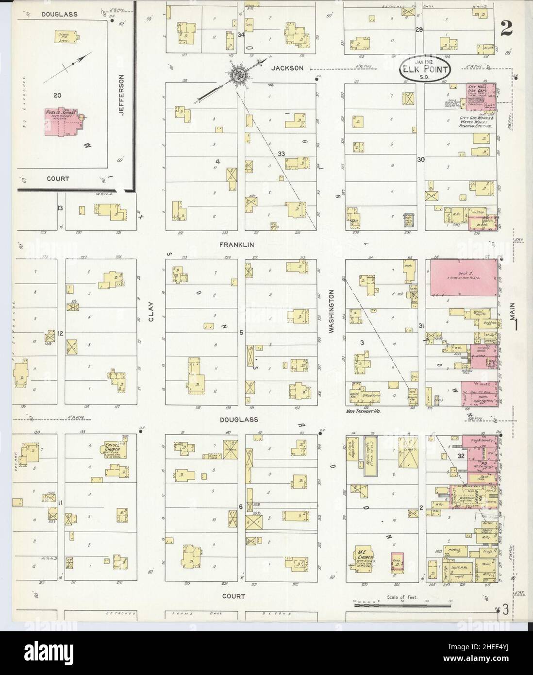 Map of elk point hi-res stock photography and images - Alamy