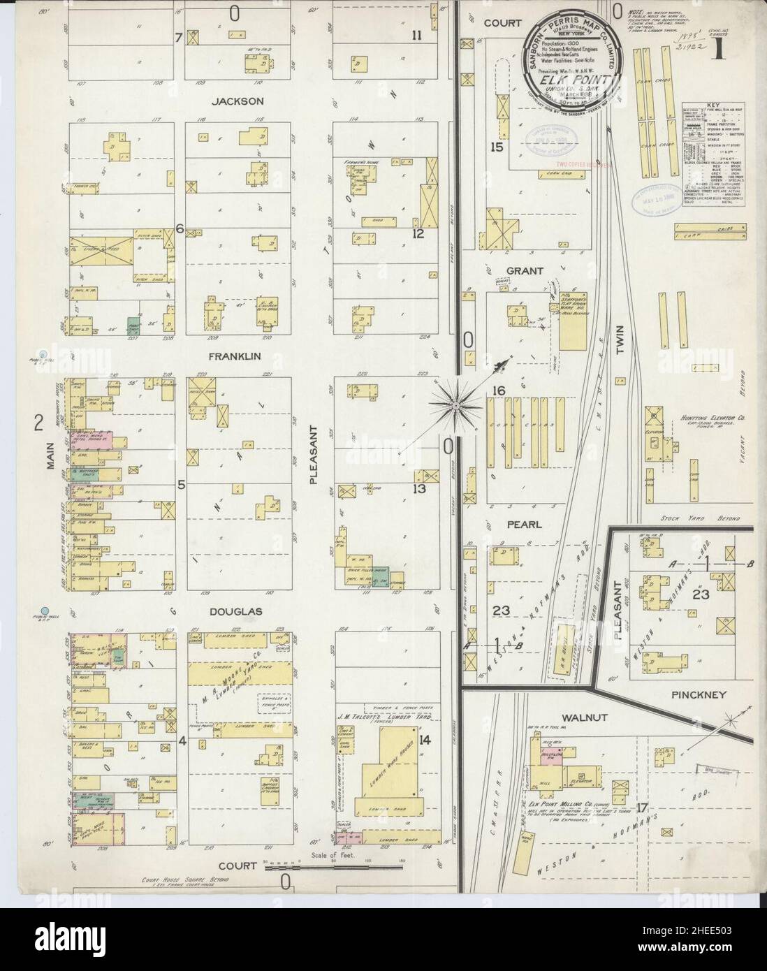 Map of elk point hi-res stock photography and images - Alamy