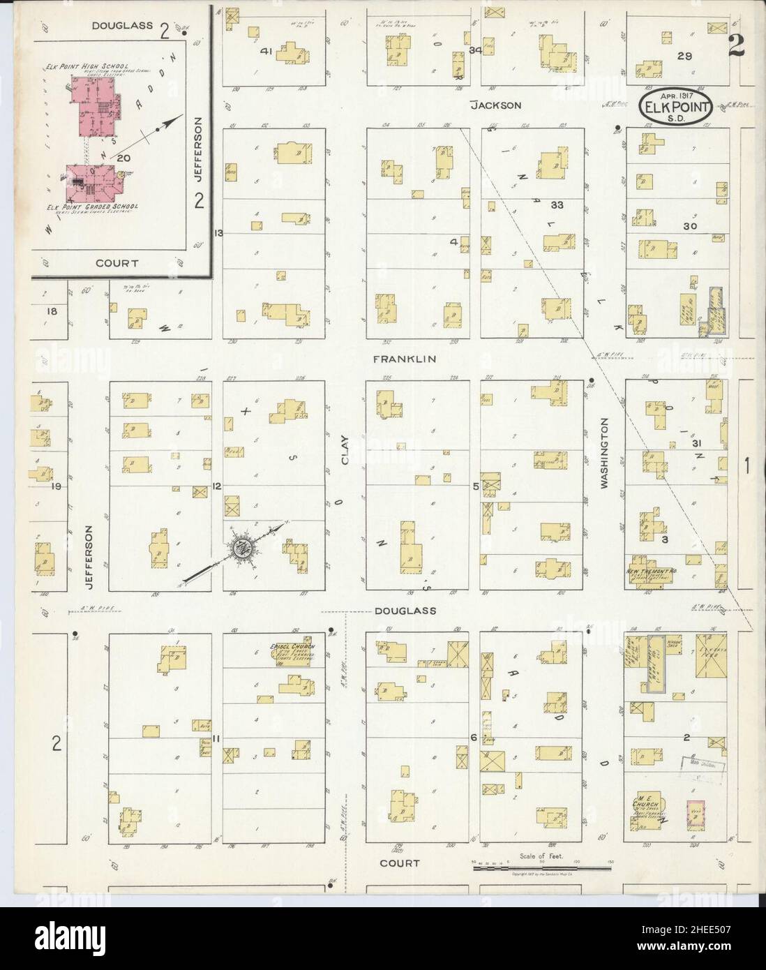 Map of elk point hi-res stock photography and images - Alamy