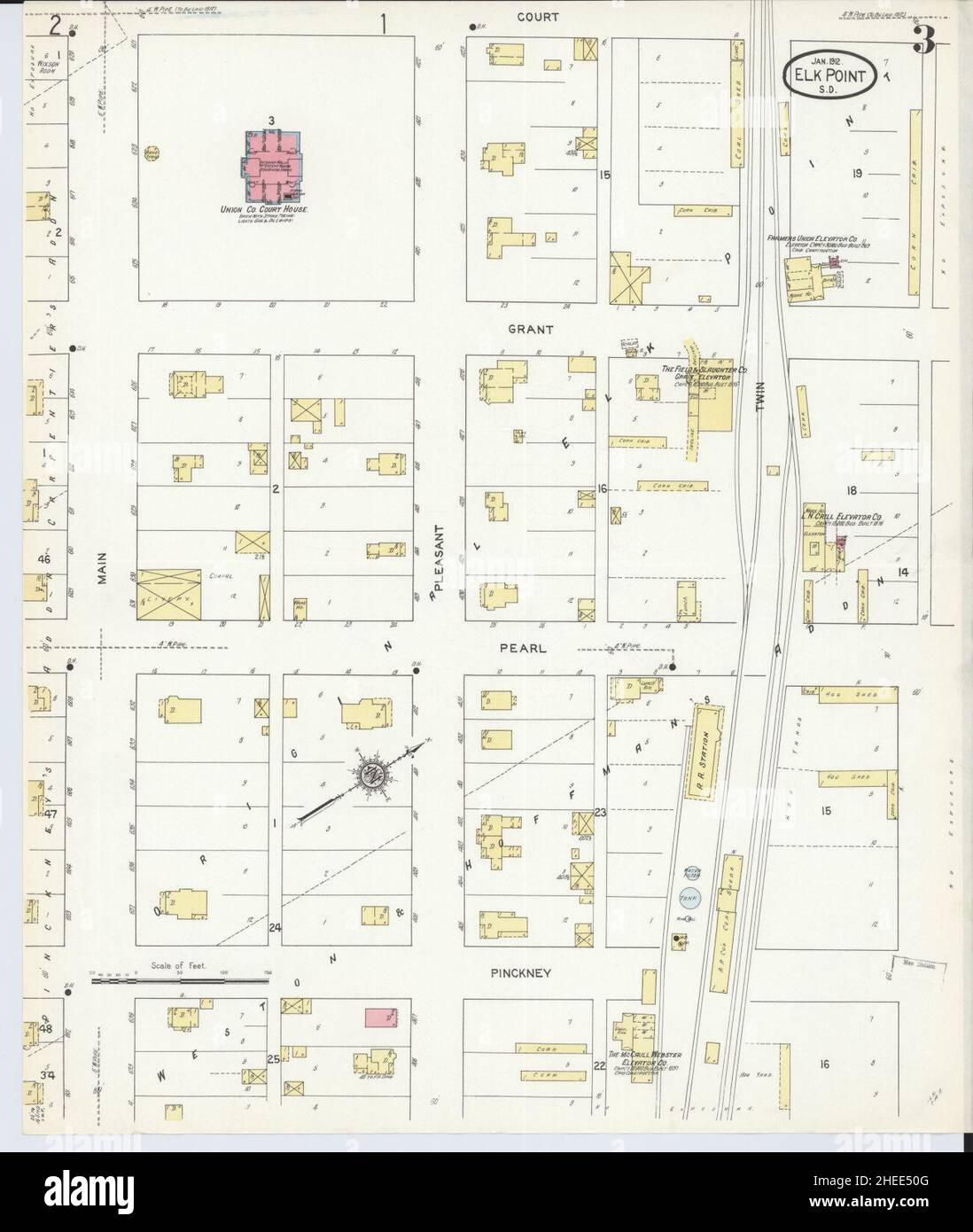Map of elk point hi-res stock photography and images - Alamy