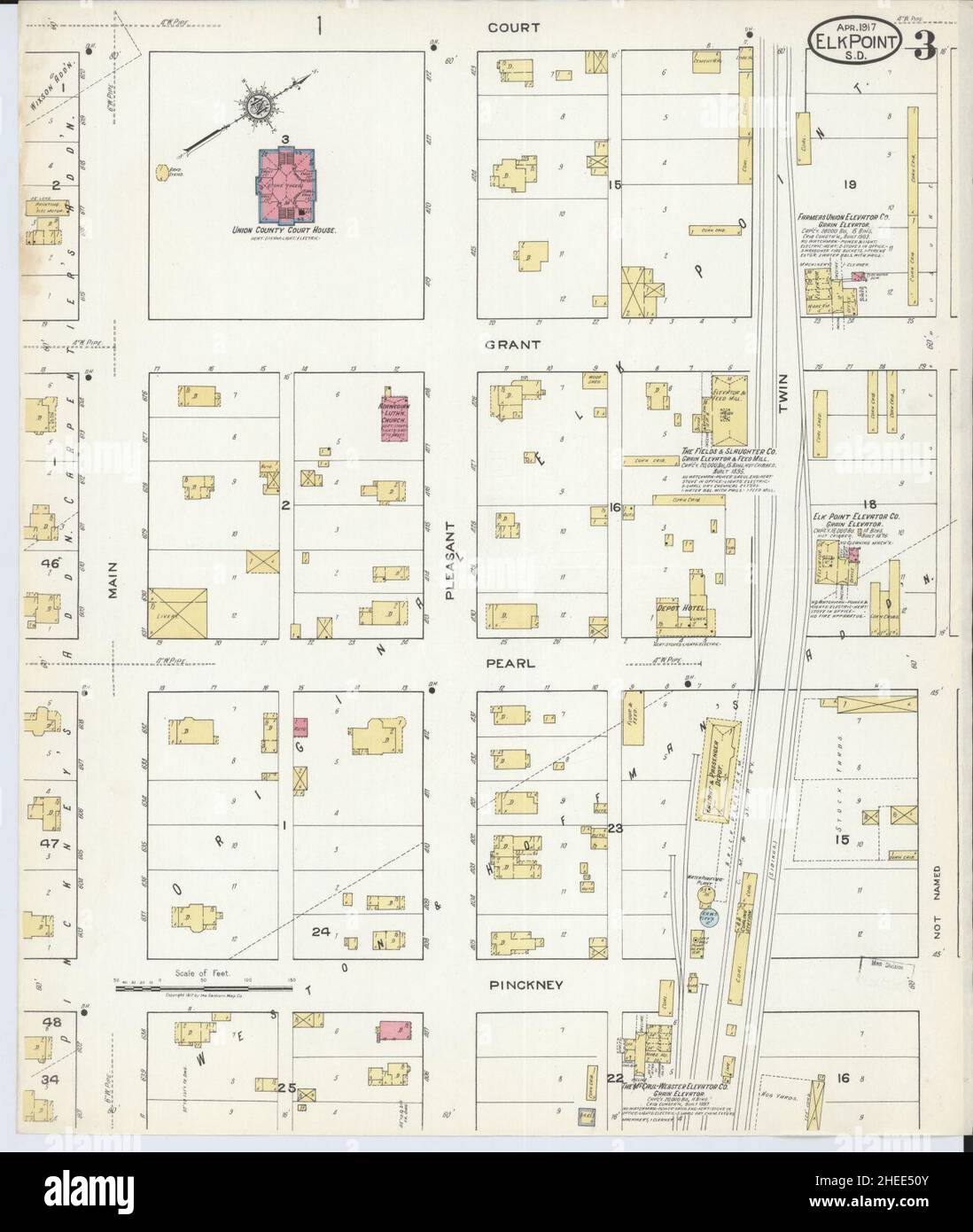 Map of elk point hi-res stock photography and images - Alamy