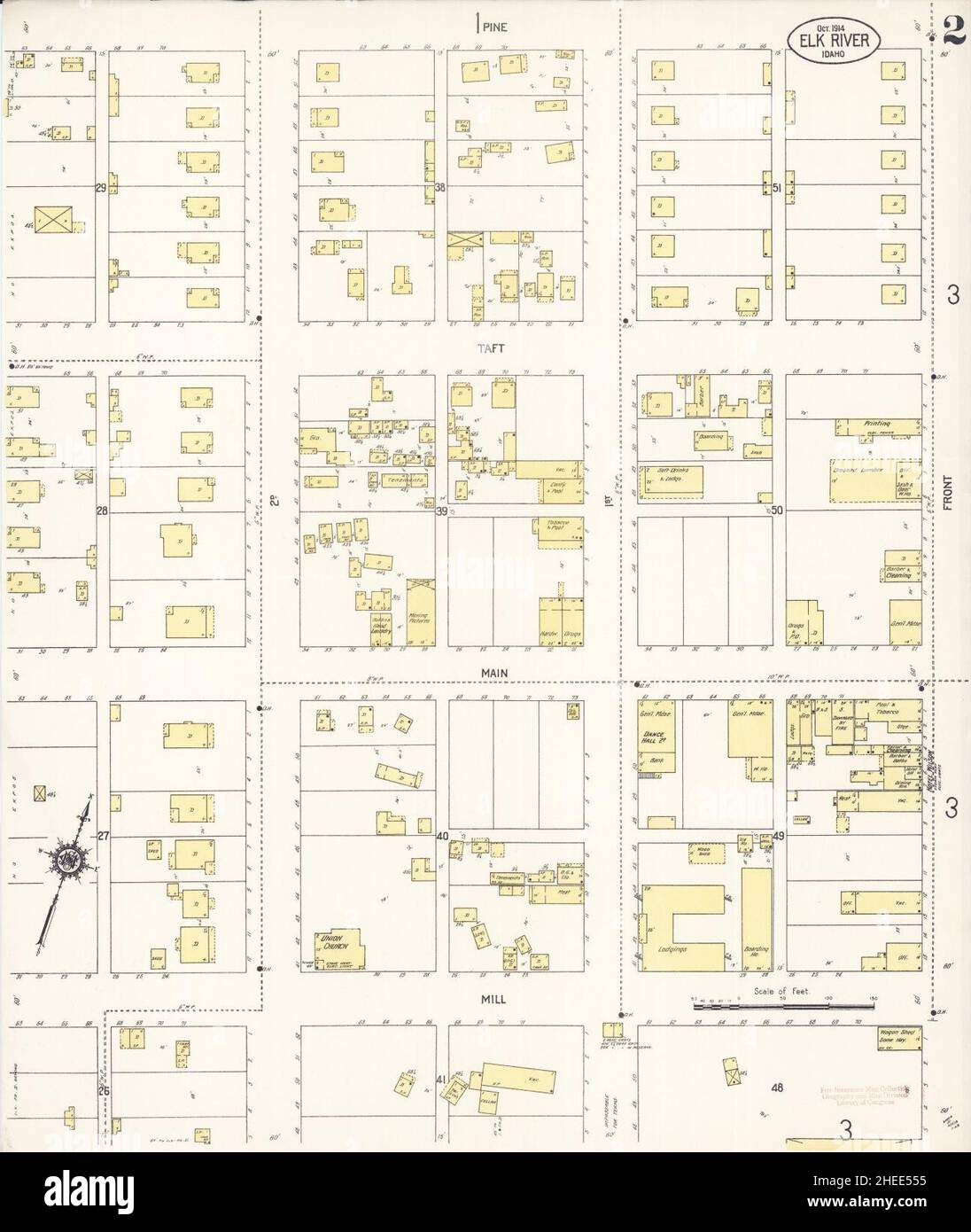 Clearwater county map hi-res stock photography and images - Alamy