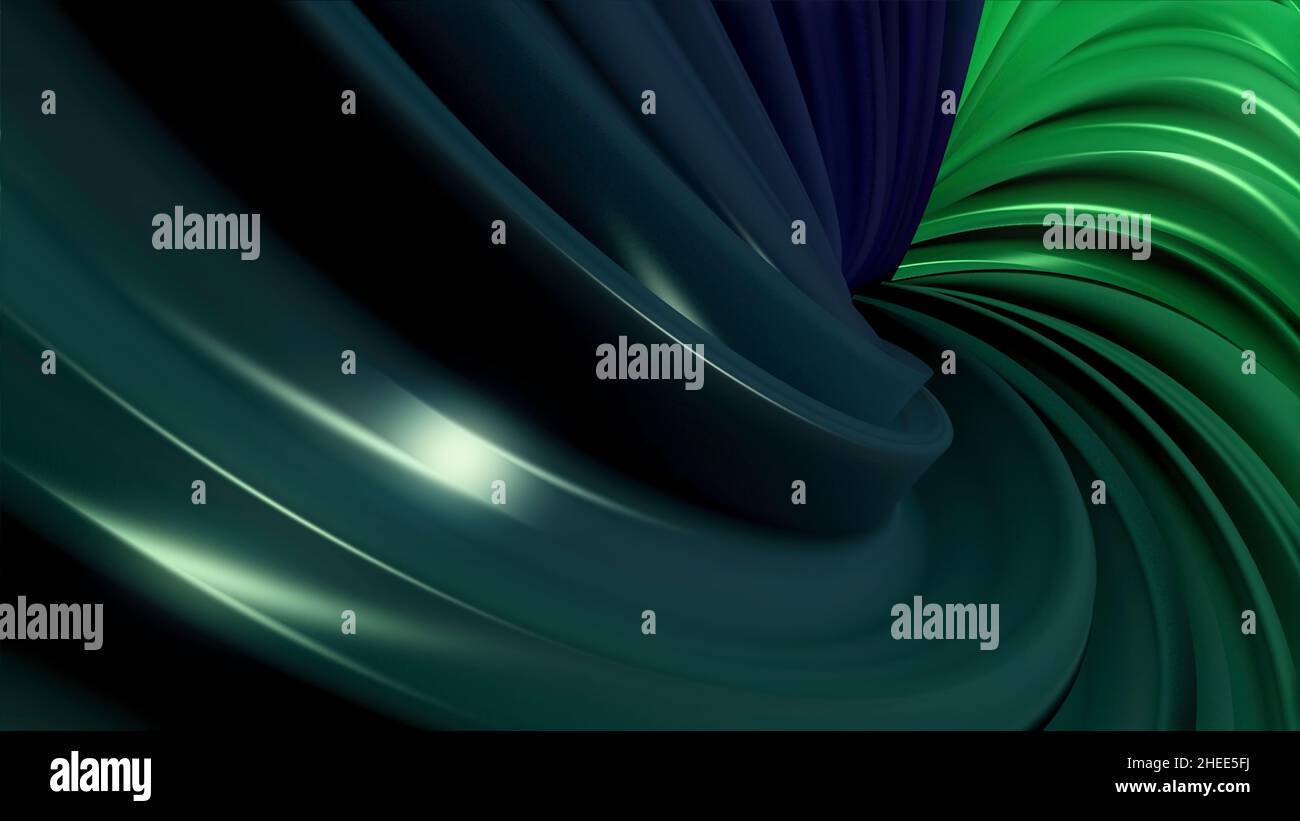 Animation of multi-colored swirling lines. 3D minimal abstract shapes ...