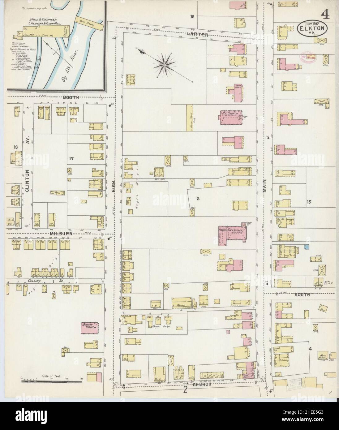 Cecil county map hi-res stock photography and images - Alamy