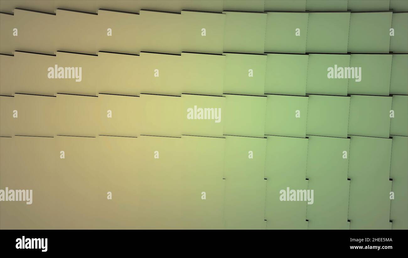 Background With Colorful Rotating Vertical Rectangular Blocks Loop
