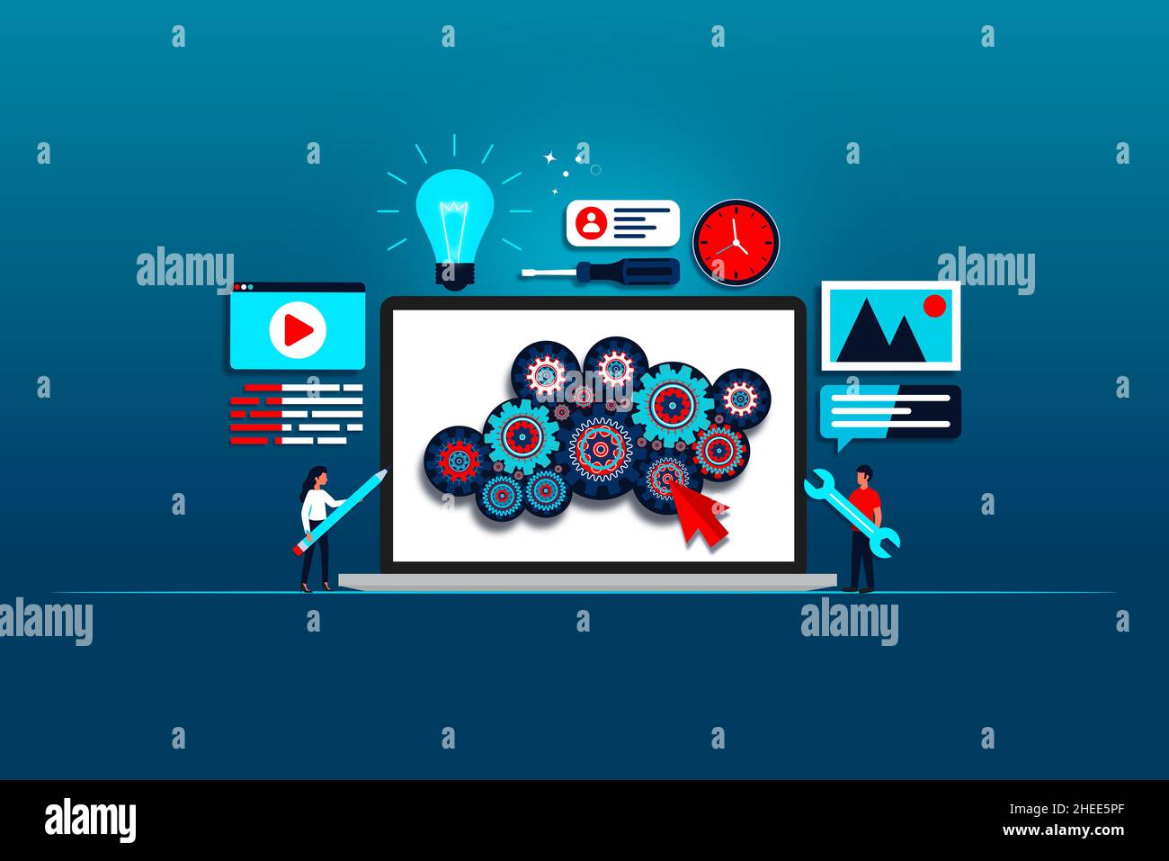 Content management system hi-res stock photography and images - Alamy