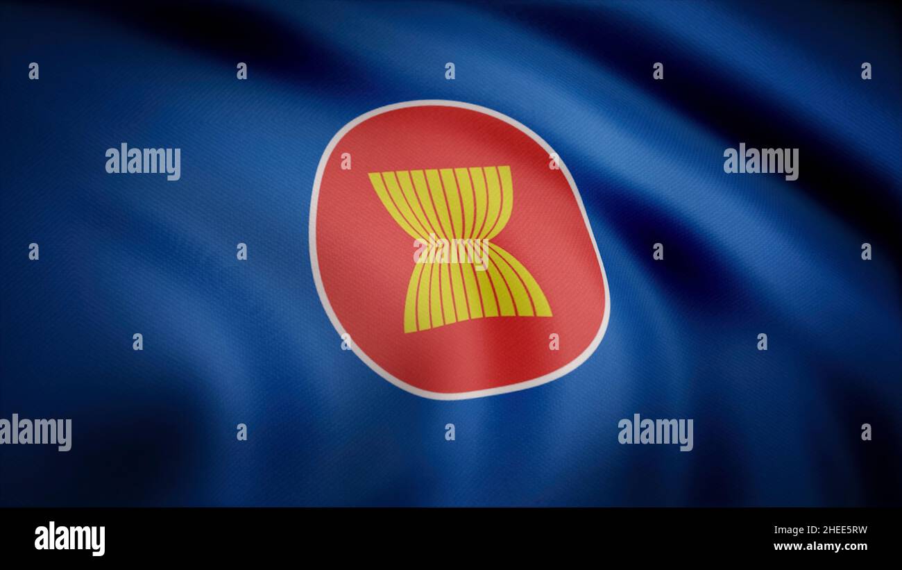 Flags world flying seamless loop hi-res stock photography and images ...