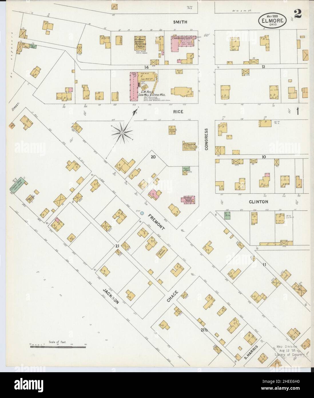 Map of elmore hi-res stock photography and images - Alamy