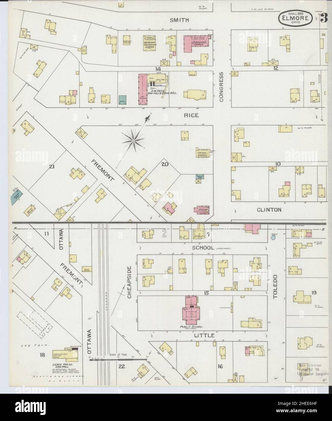 Map of elmore hi-res stock photography and images - Alamy