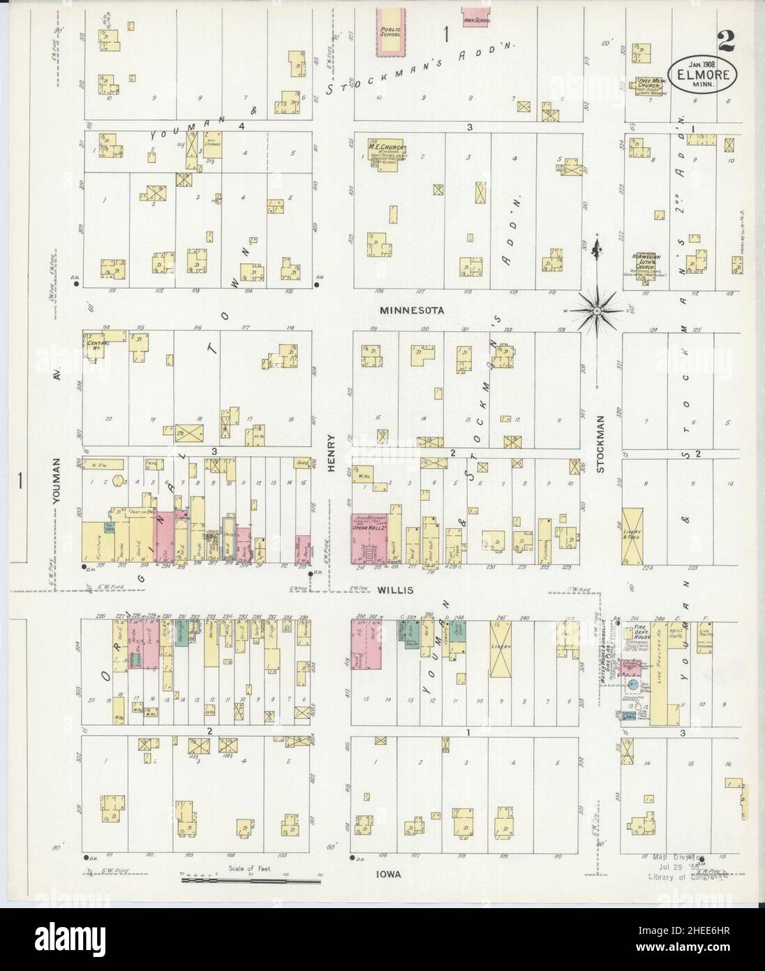 Map of elmore hi-res stock photography and images - Alamy