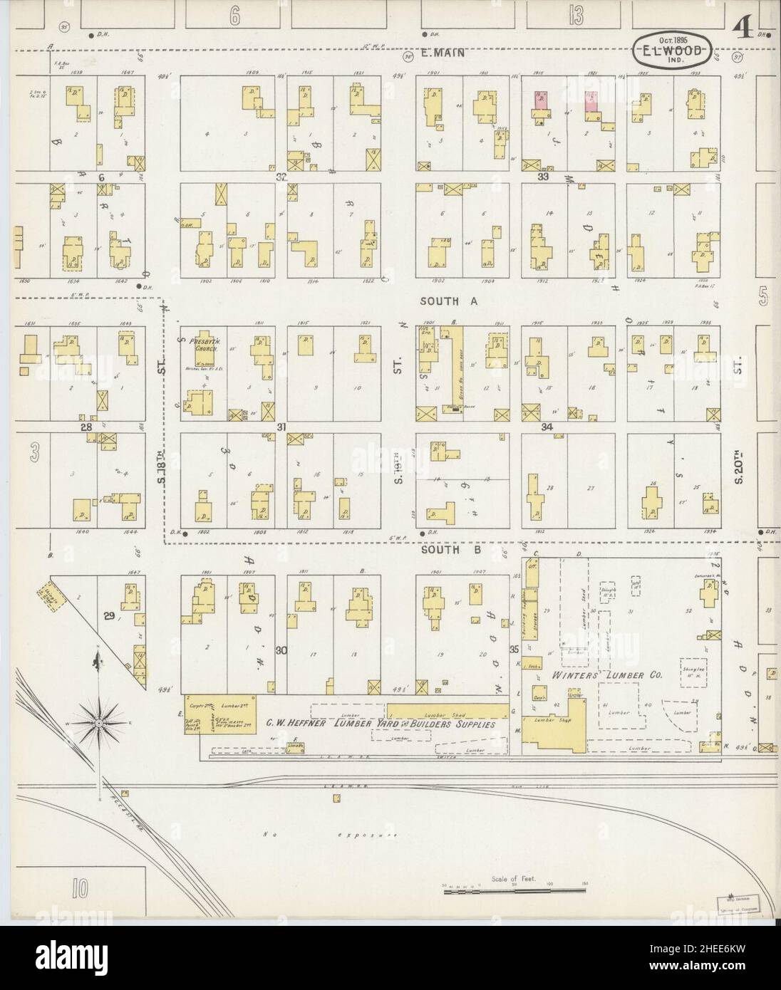 Elwood Indiana Map