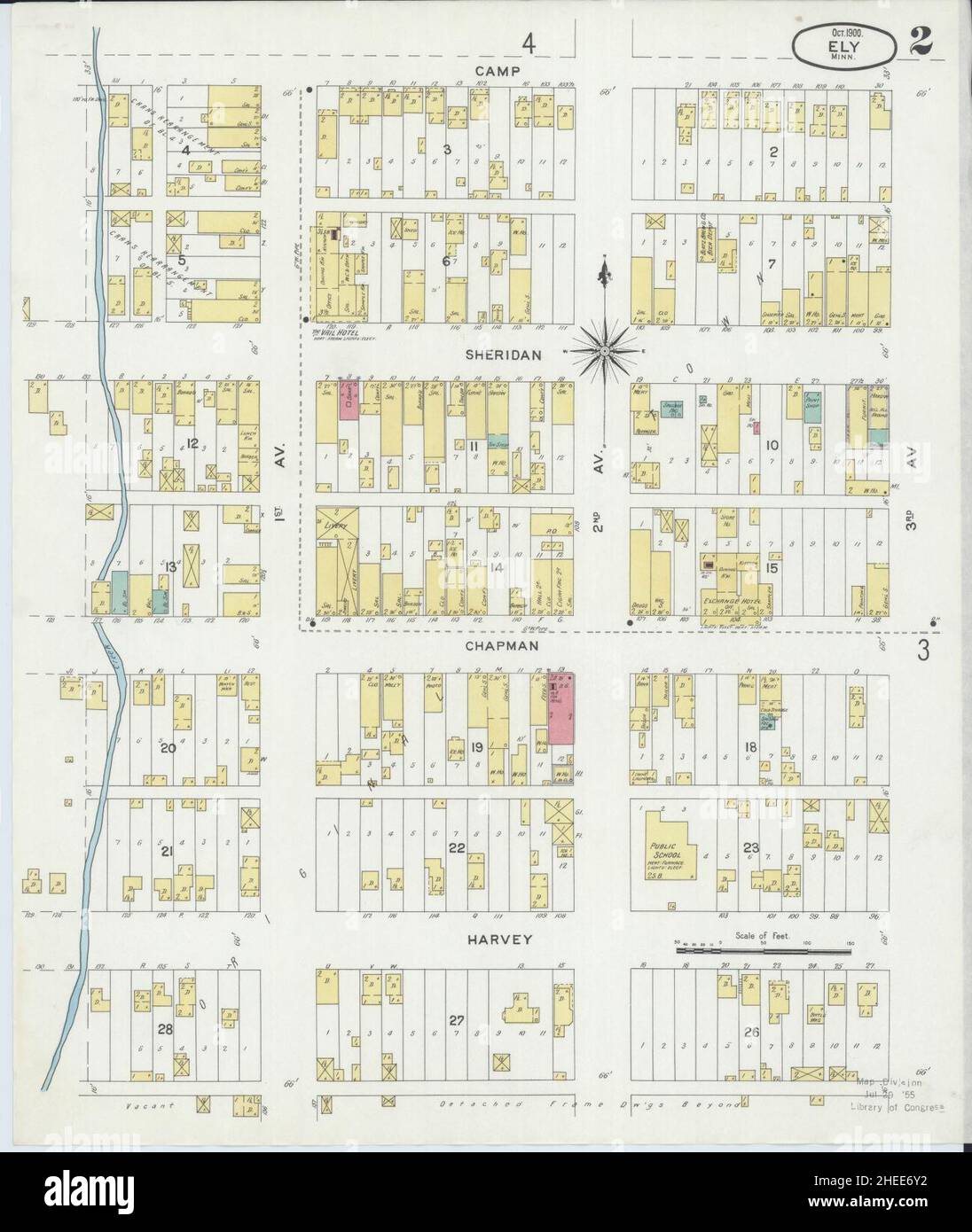 Sanborn Fire Insurance Map from Ely, Saint Louis County, Minnesota ...