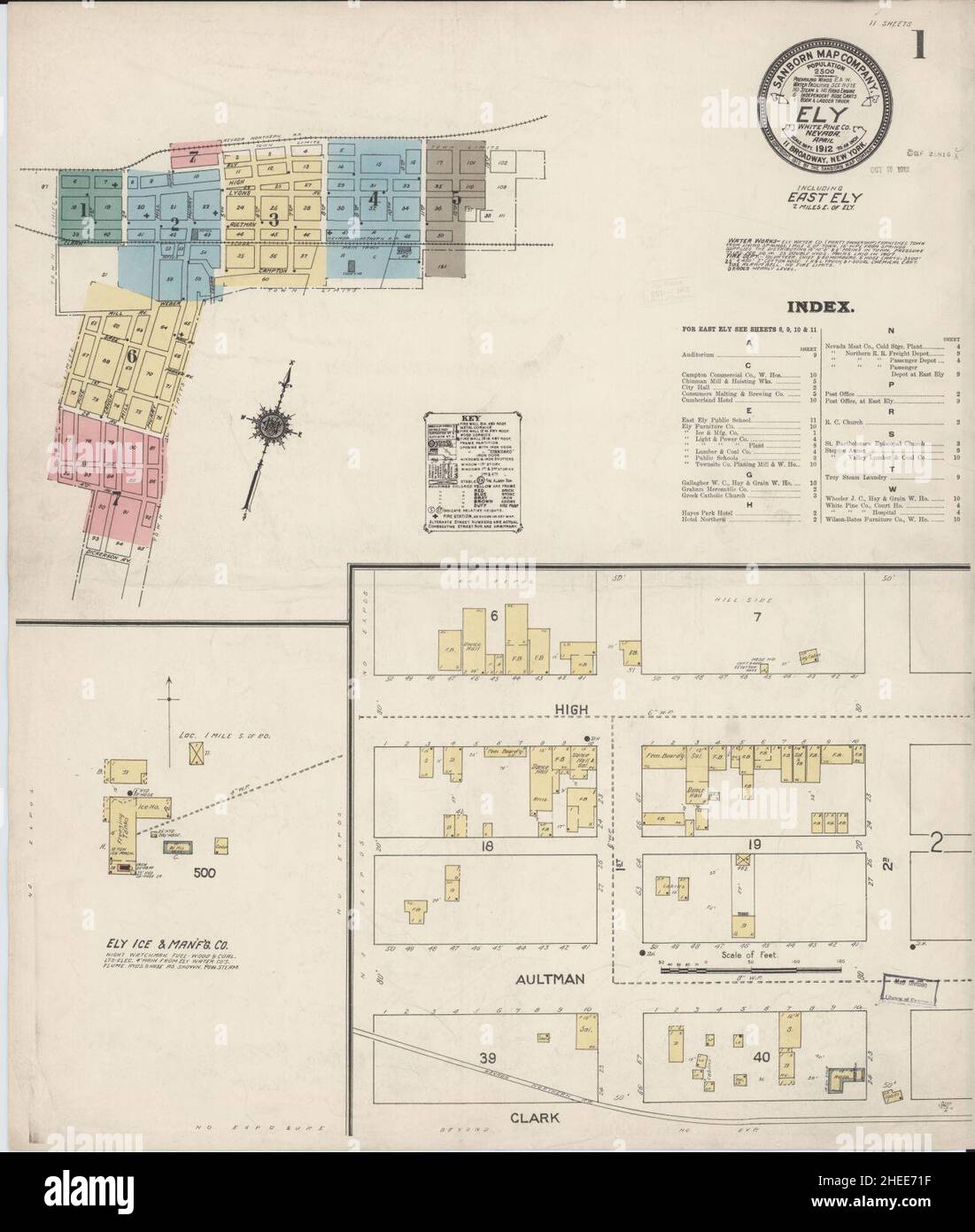 White pine county map hi-res stock photography and images - Alamy