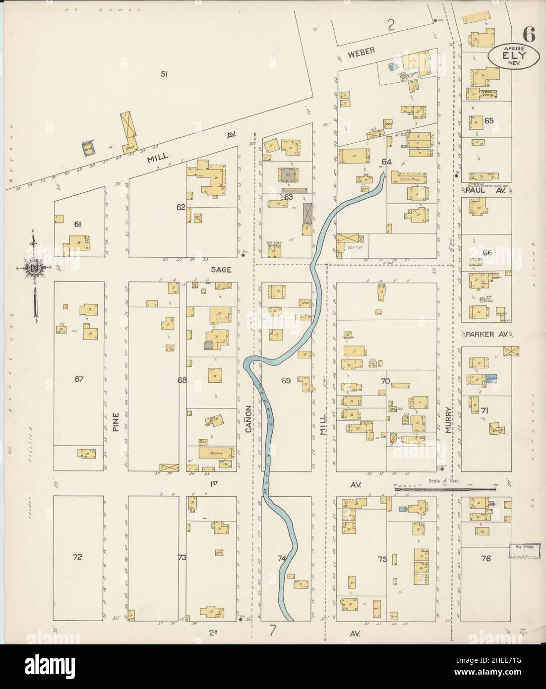 White pine county map hi-res stock photography and images - Alamy