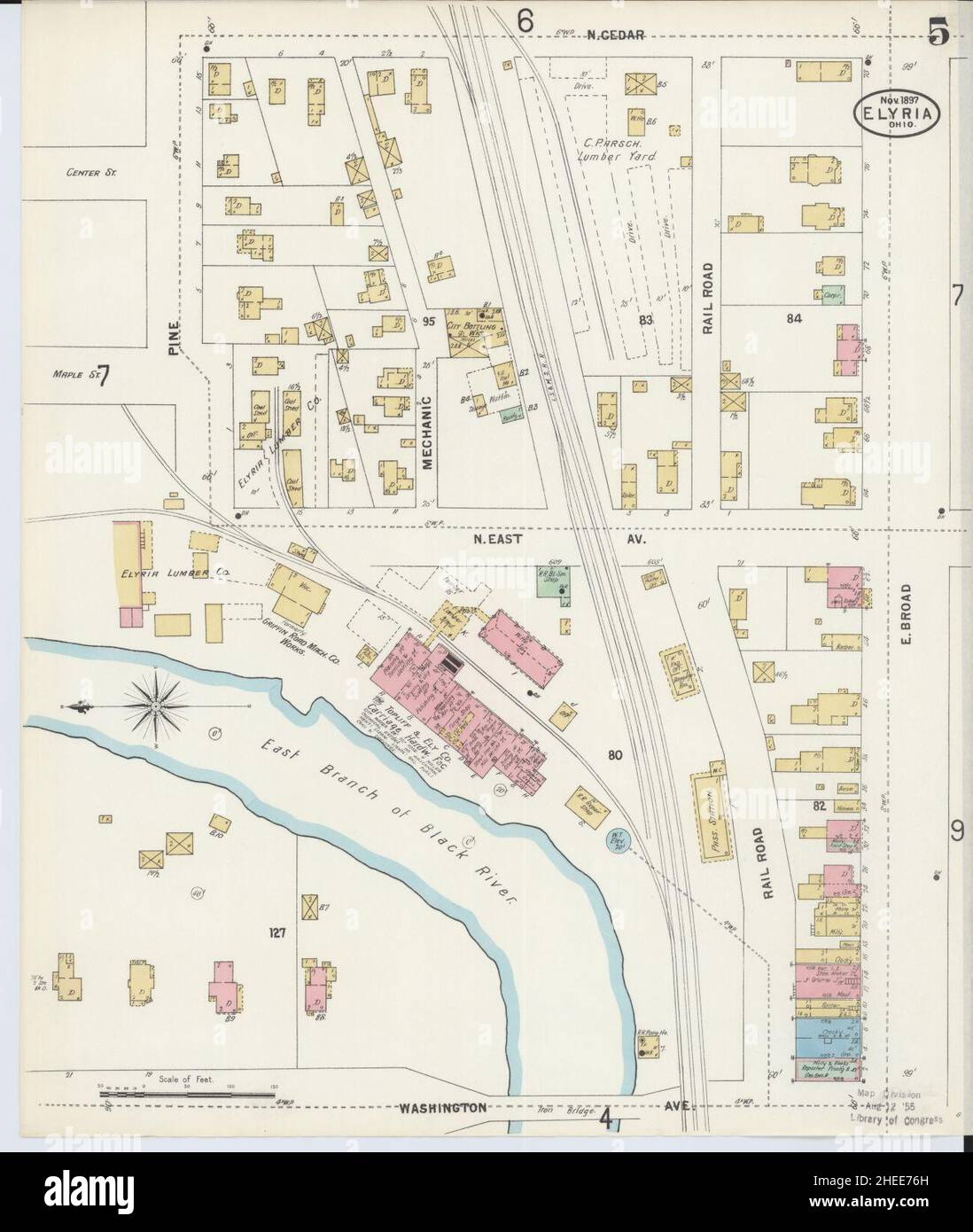 Map of lorain ohio hi-res stock photography and images - Alamy