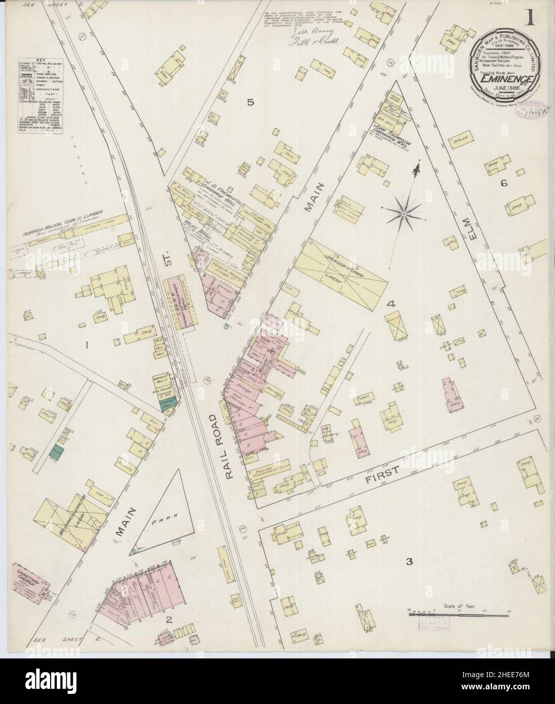 Eminence map hi-res stock photography and images - Alamy