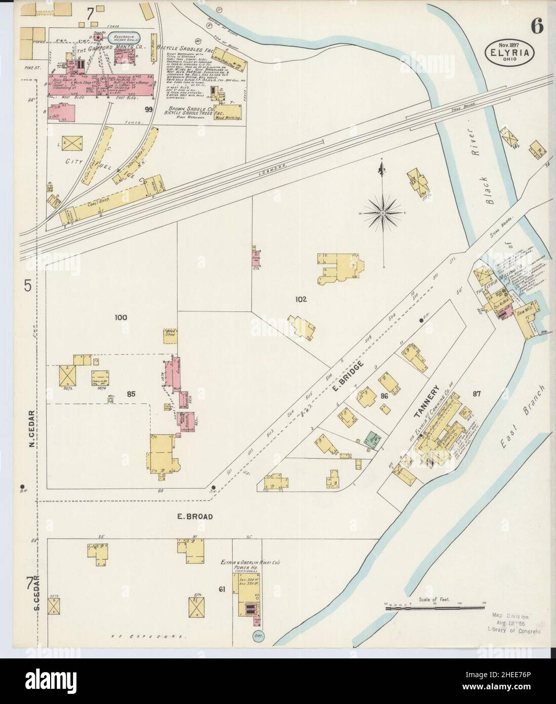 Map of lorain ohio hi-res stock photography and images - Alamy