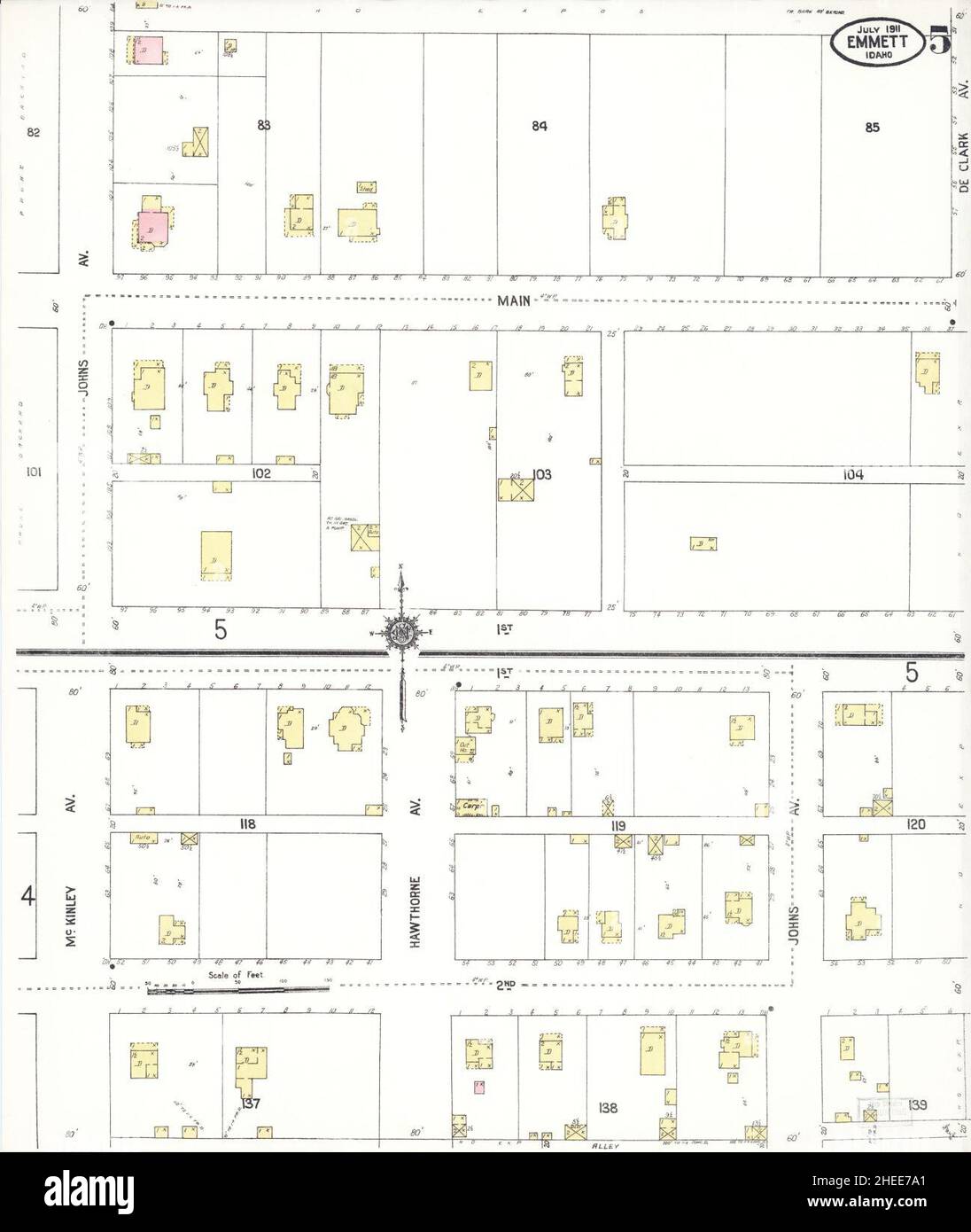 Emmett map hi-res stock photography and images - Alamy