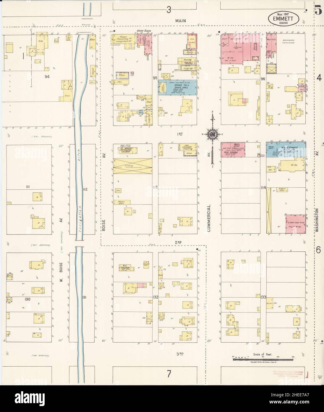 Emmett map hi-res stock photography and images - Alamy