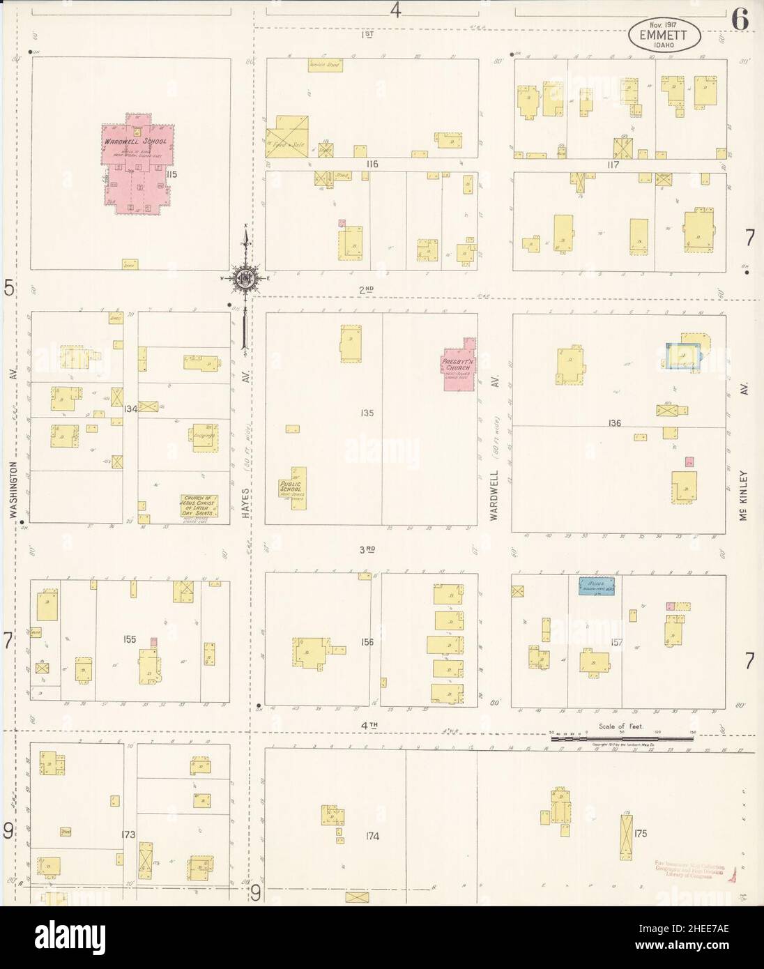 Emmett map hi-res stock photography and images - Alamy
