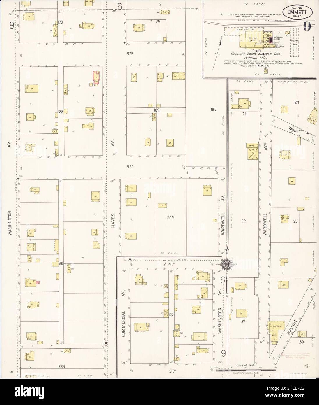 Emmett map hi-res stock photography and images - Alamy