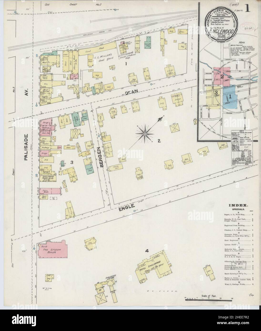 Bergen county map hi-res stock photography and images - Alamy