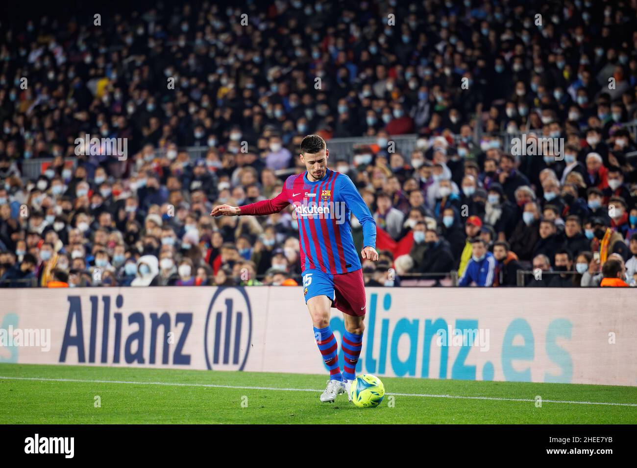 BARCELONA - DEC 18: Clement Lenglet in action during the La Liga match ...