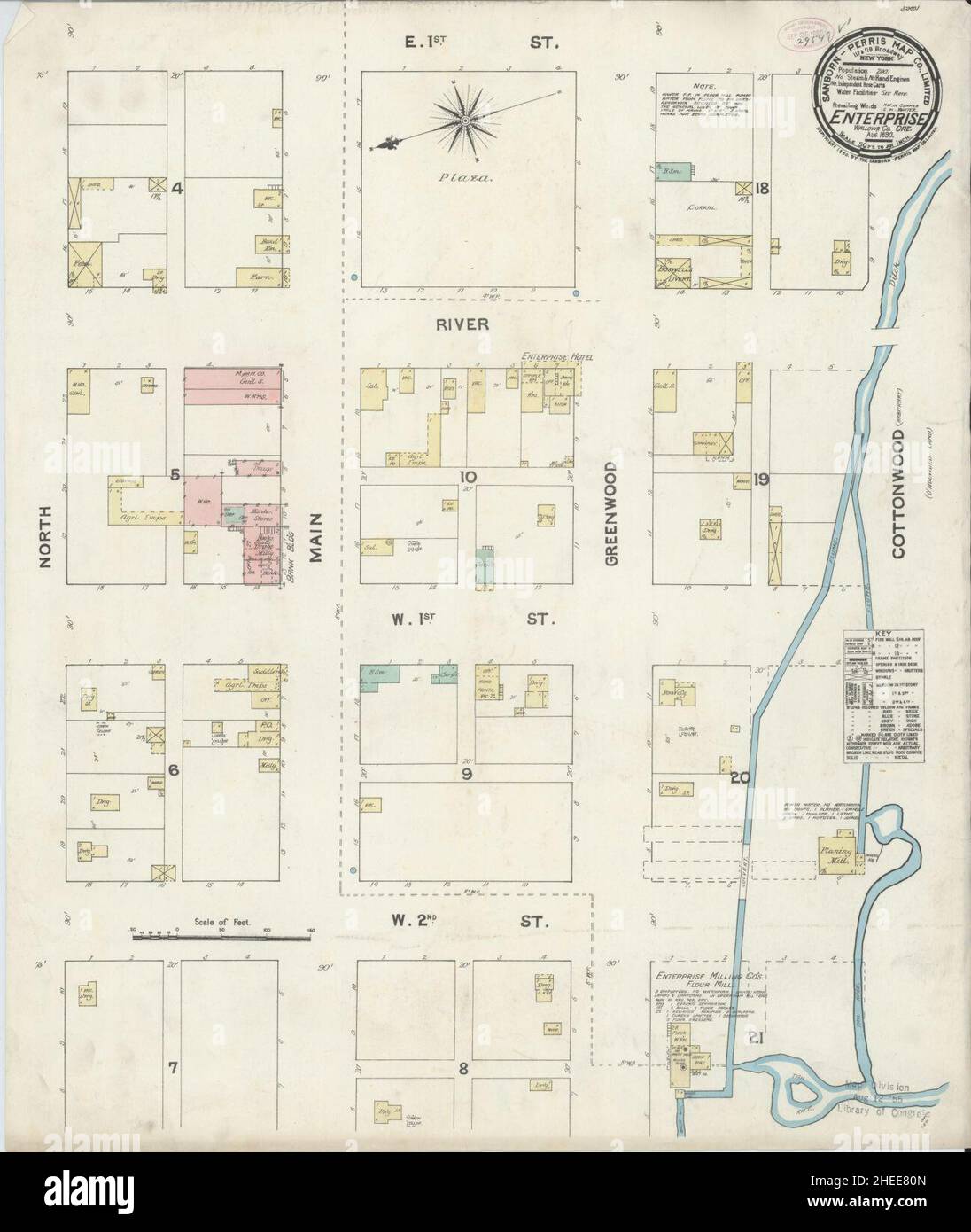 Enterprise oregon map hi-res stock photography and images - Alamy